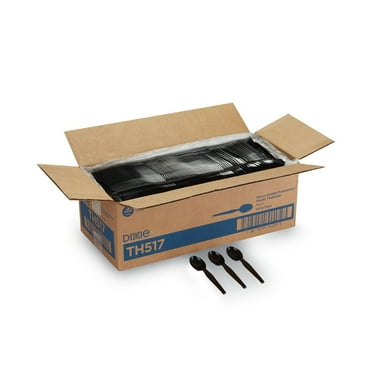 Dixie Disposable Heavyweight Cutlery Utensils, White Plastic Knives ...