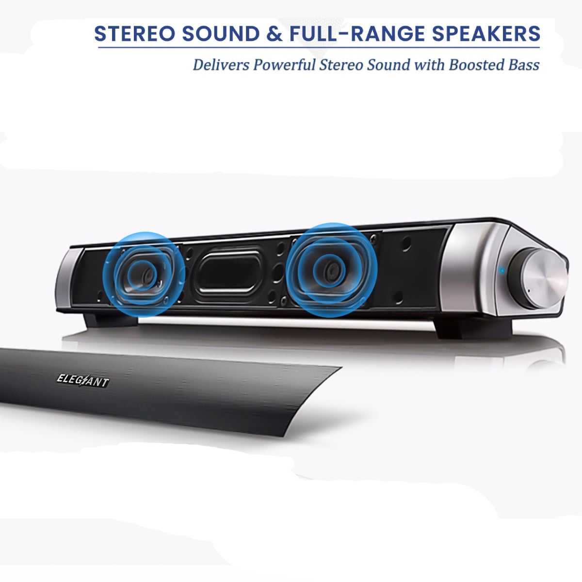Computer Speaker, Wired Stereo Surround Sound PC Speaker with Headphone ...