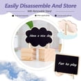 60Pcs Mini Chalkboard Sign Food Labels for Party Buffet, Wooden Small ...