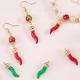 20Pcs 2 Colors Opaque Resin Pendants Pepper with Light Golden Alloy ...
