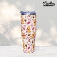 Bumpkit Cartoon Bear Stainless Steel Mug, 40 oz Tumbler with Handle ...