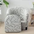 CHENDIAN 2 Piece Club Chair Slipcover Jacquard Tub Chair Slipcover ...