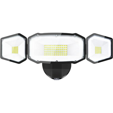 50W LED Security Light, 6000LM Super Bright Outdoor Flood Light Fixture ...
