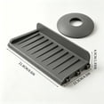 Silicone Draining Mat, Kitchen Countertop Drip Tray for Dish Drying ...
