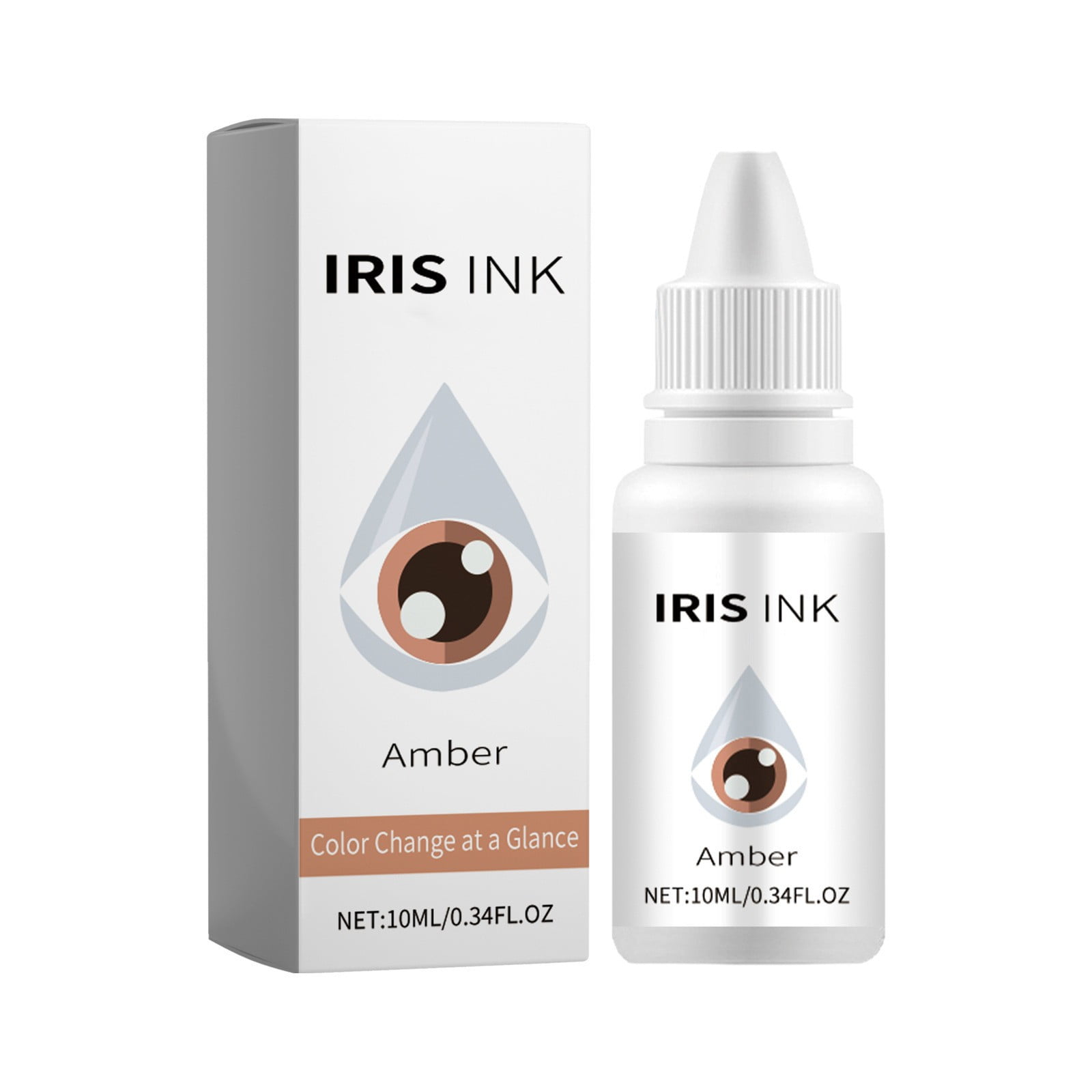 Iris Ink Eye Drops, Color-Changing Eye Drops Eye Color Changing Drops ...