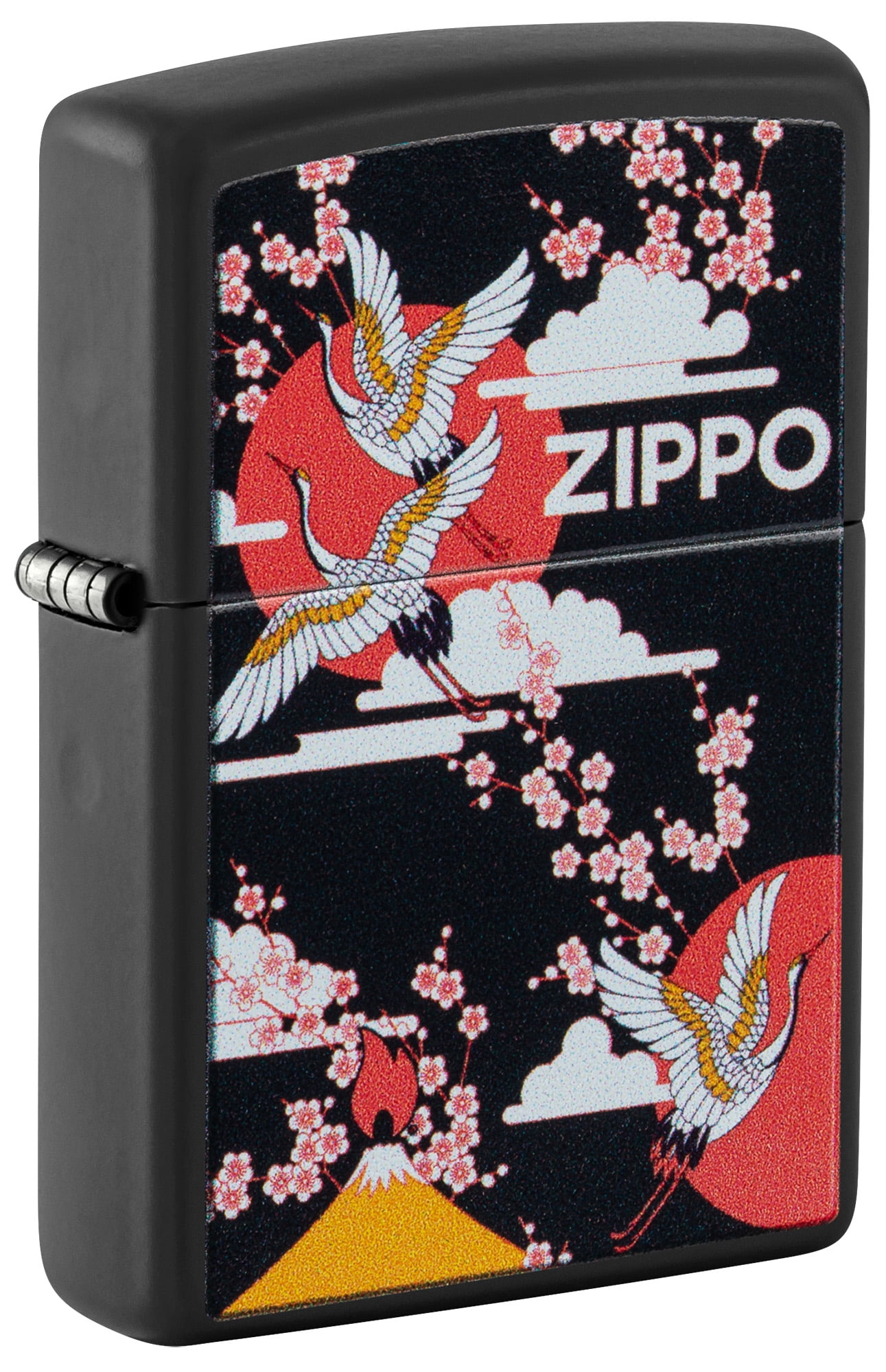 Zippo Japanese Kimono Design Black Matte Pocket Lighter - Walmart.com