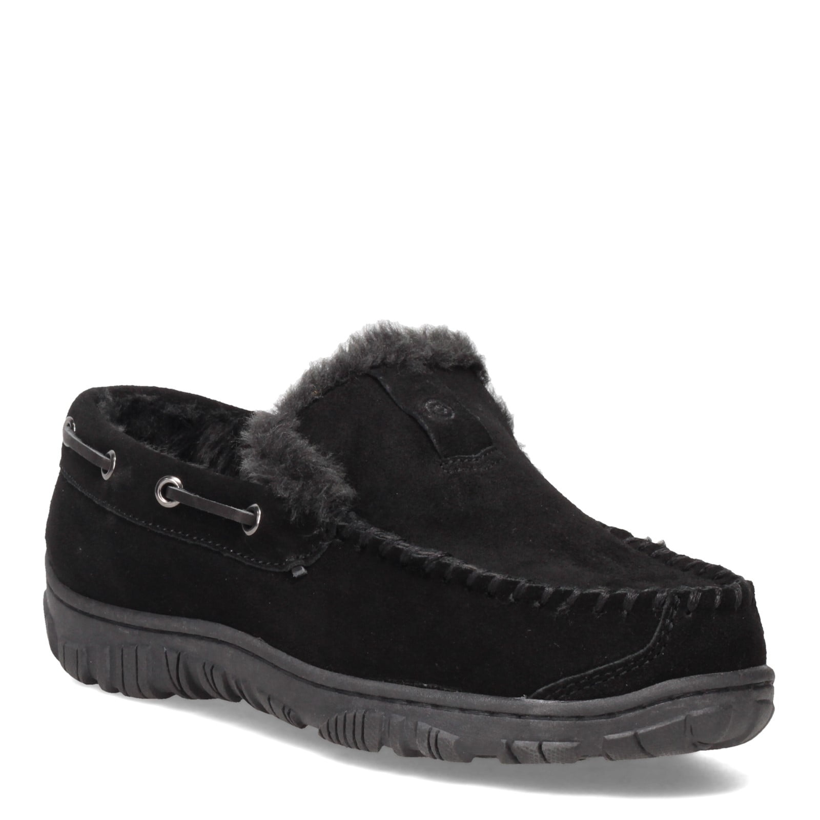 Clarks Venetian Suede Fur Lined Slip On Casual Loafer Moccasin Slippers ...