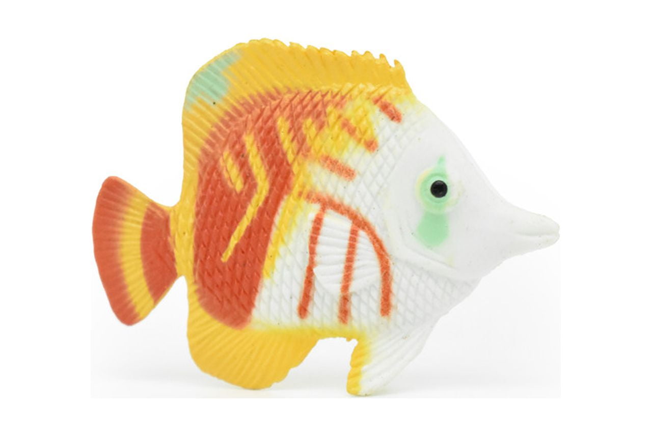 Fish, Butterfly, Realistic Plastic Tropical Fish Model, Toy, Figure 2 ...