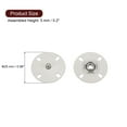 Uxcell 5Pcs Snap Buttons, Metal Invisible Buckle Fasteners Press Studs ...