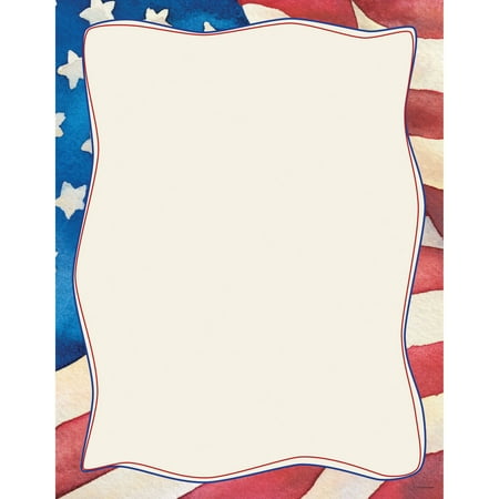 Great Papers! Patriotic Letterhead, 80ct - Walmart.com