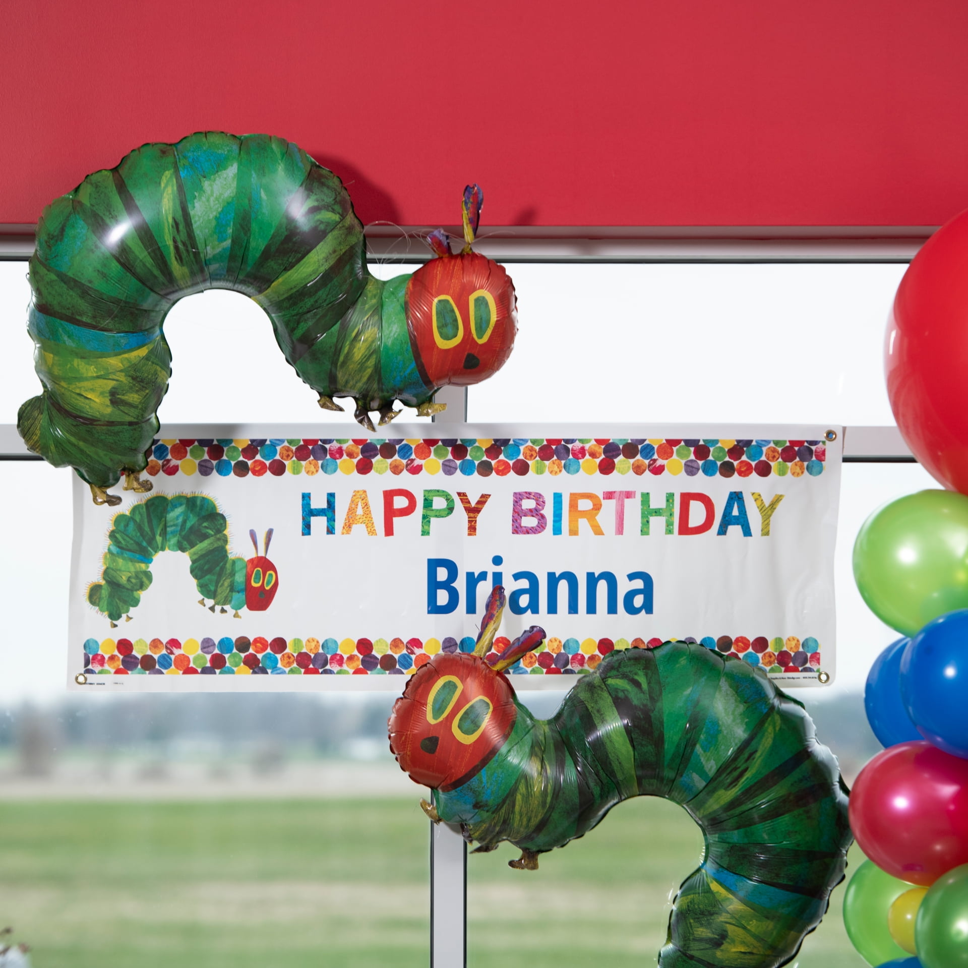 Hungry Caterpillar Birthday Banner