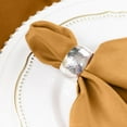 BalsaCircle 10 Pieces 17" Gold Polyester Fabric Napkins Wedding ...