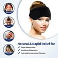 "NEWGO Headache Ice Pack, Hot Cold Therapy Wrap for Migraines, 29.5 ...