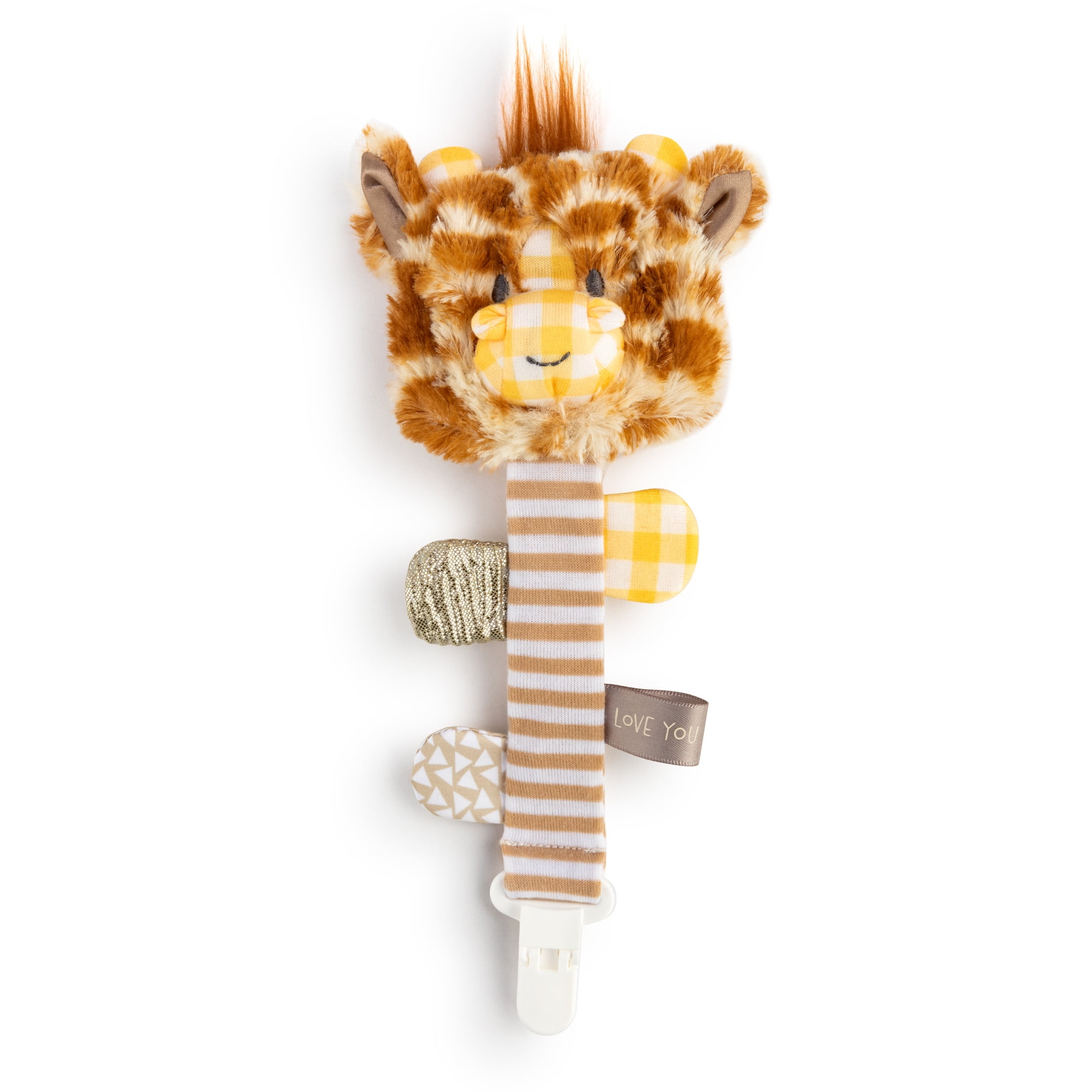 DEMDACO Giraffe Paci Pocket Pal 9 inch Childrens Plush Stuffed Animal ...