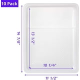 Bates- Paint Tray Liner, 9 Inch, 10 Pack, Paint Roller Tray, Paint ...