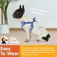 The Dodo Step-in Style Pet Harness, Blue Dodo Print, Small - Walmart.com