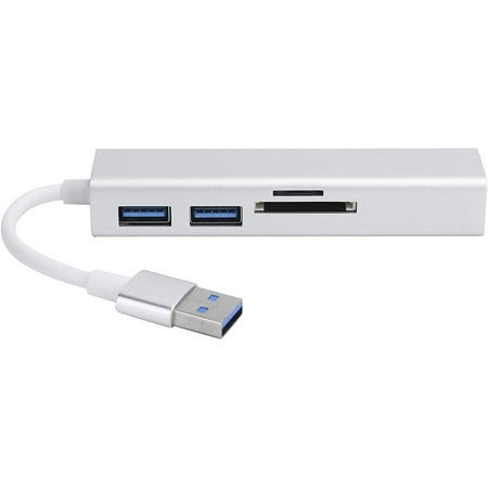 Ultra Slim Data USB Hub Adapter USB3.0 Hub to USB3.0x2 RJ45 Gigabit ...