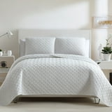 Ellison First Asia 18621703QMS-WHT Ardmore Solid Lattice Mini Quilt Set ...