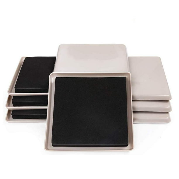 Ezprotekt 8 Pack Reusable Large Furniture Sliders for Carpet, 5 inch ...