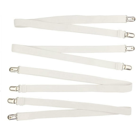 Bed Sheet Clips Straps Sheet Holder Mattress Clips, 4 Pcs Adjustable ...