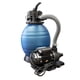 HYDROTOOLS by Swimline 12" Sand Filter Combo Set, 1900 GPH, 42lb ...