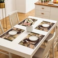 Cowboy Boots Hat Placemats Set of 12, Western Rope Cacti Vintage ...