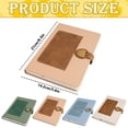 A5 PU Leather Hardcover Journal Notebook, 128 Sheets Thick Lined ...