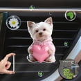 Acrylic Car A-ir Vent Clip Decoration, Cute Animal Design, Fragrance ...