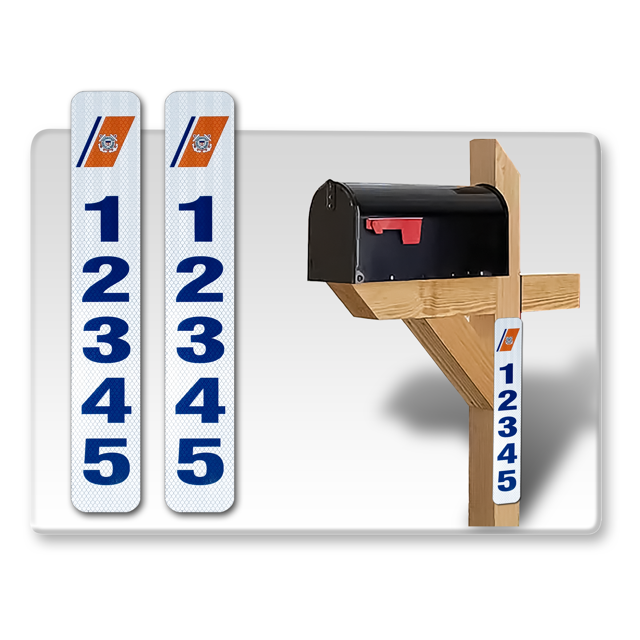 2 Pack Double Sided Address Numbers for House Signs, Customized ...