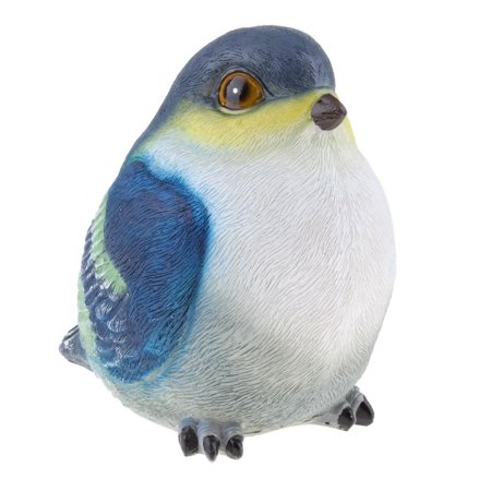 Bird Figurines Fat Blue Jay Outdoor Statues Garden Sculptures ...