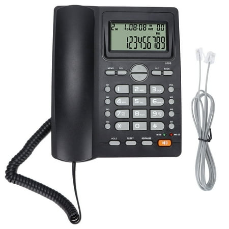 Corded Phone, Mute Function Wired Telephone Fast Dial Noise Reduction ...