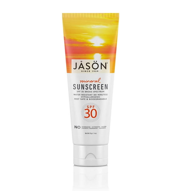 Jason Sunbrellas Mineral Based Physical Sunblock Spf 30 - 4 Fl Oz ...