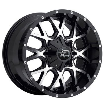 Dropstars 645B 20x9 6x135/6x139.7 +18et Satin Black Milled Wheel 2018 ...