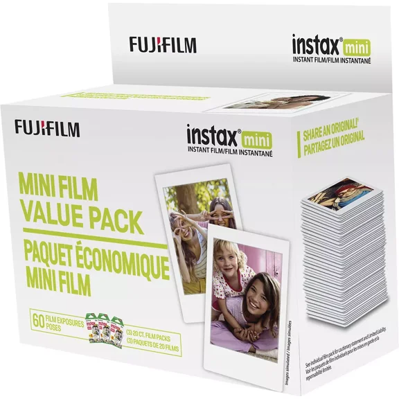 Fujifilm Instax Mini Instant Film Bulk Refill Super Value Pack (100 ...