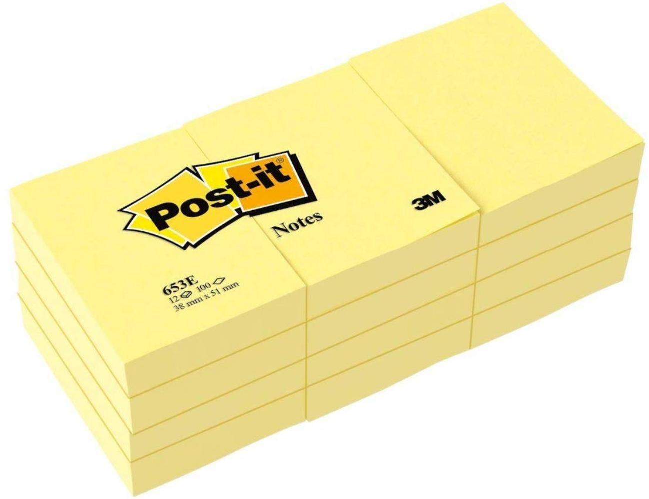 Post it Notes America s 1 Favorite Sticky Note 1 3 8 X 1 7 8 Inches