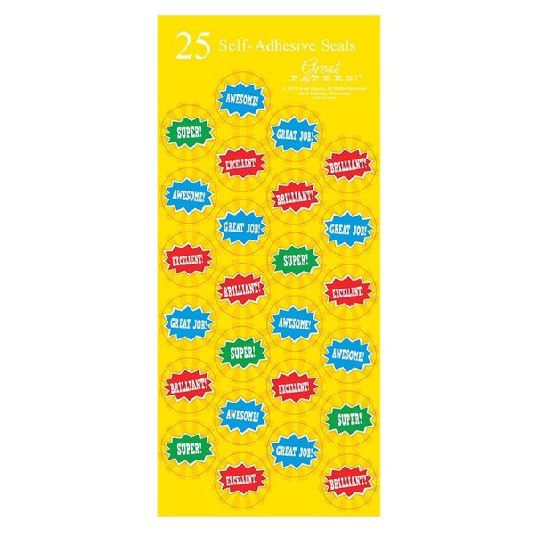 Super Duper Assorted Stickers - 25 Stickers/Pack (2015010) - Walmart.com