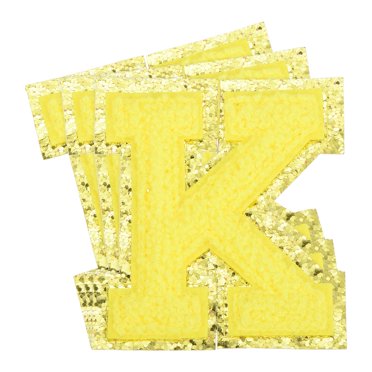 Uxcell Chenille Letter x Patches Large Size 3.15"x2.24" 3PCS(Orange ...