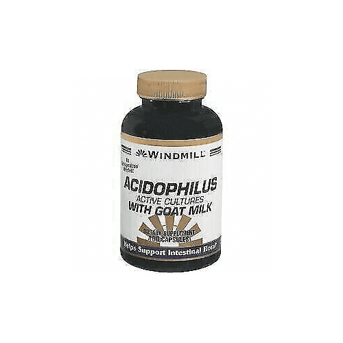 Acidophilus With Goat Milk - 100 Capsules By Windmill, 6-Pack - Walmart.com