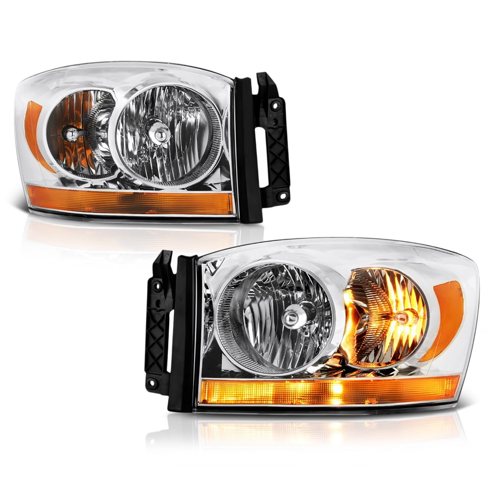 VIPMOTOZ Chrome Housing OE-Style Headlight Headlamp Assembly For 2006 ...