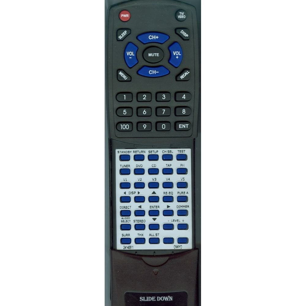 Replacement Remote for ONKYO 24140511, RT24140511, RC-511M, RC511M ...