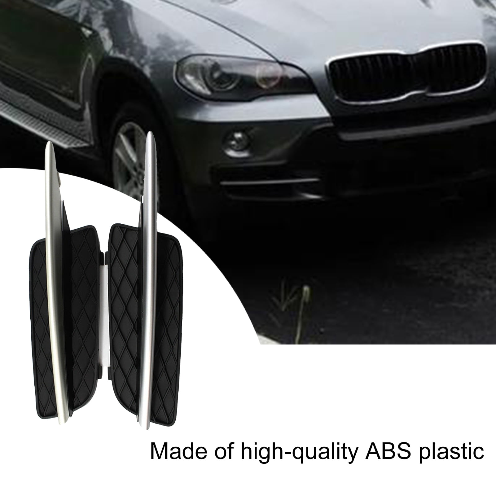 Farfi L/R Lower Bumper Fog Light Grille Lamp Bezel 51117159593 ...