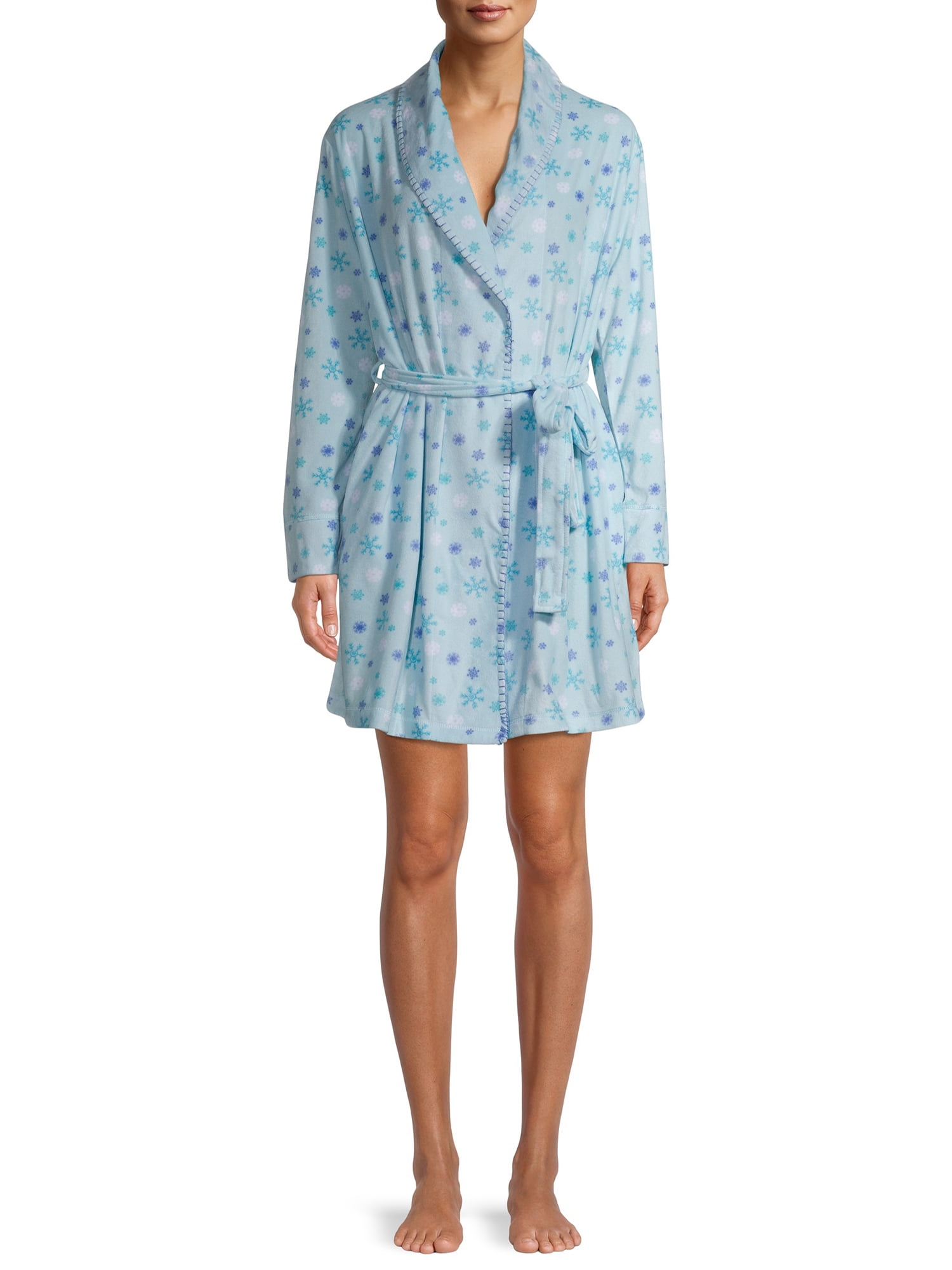 Muk Luks Women’s Fleece Cozy Shortie Robe - Walmart.com