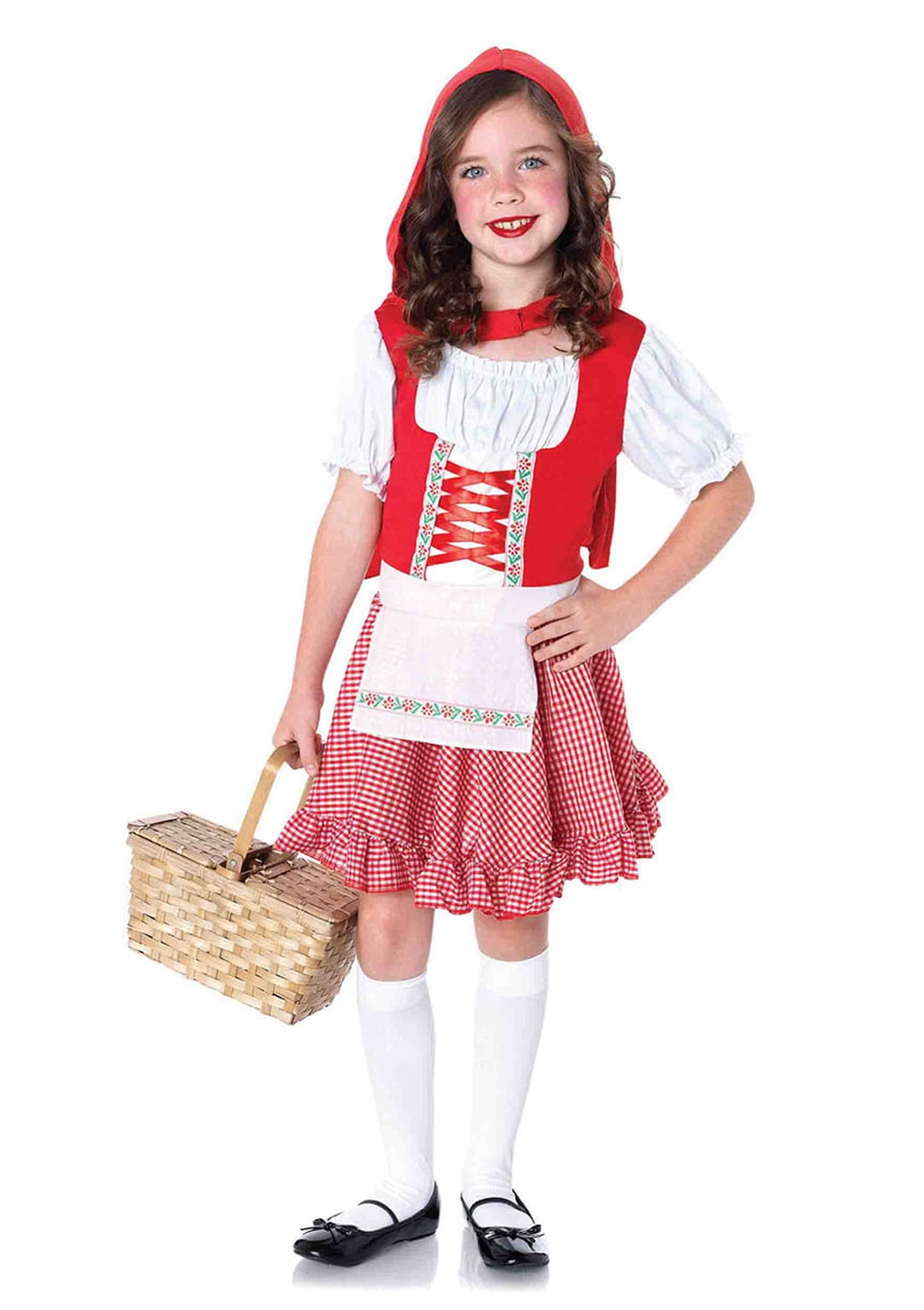 Leg Avenue Kid's Lil Miss Red Riding Hood Costume - Walmart.com