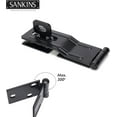 4-1/2 inch rotating screw safety latch, fence gate latch lock security ...