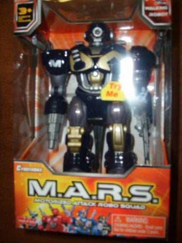 Robot azul del escuadrón Robo de ataque motorizado MARS de cybotronix ...
