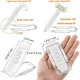 Compact Clip On Bookmarks Light Portable Clip Desk Light Folding ...