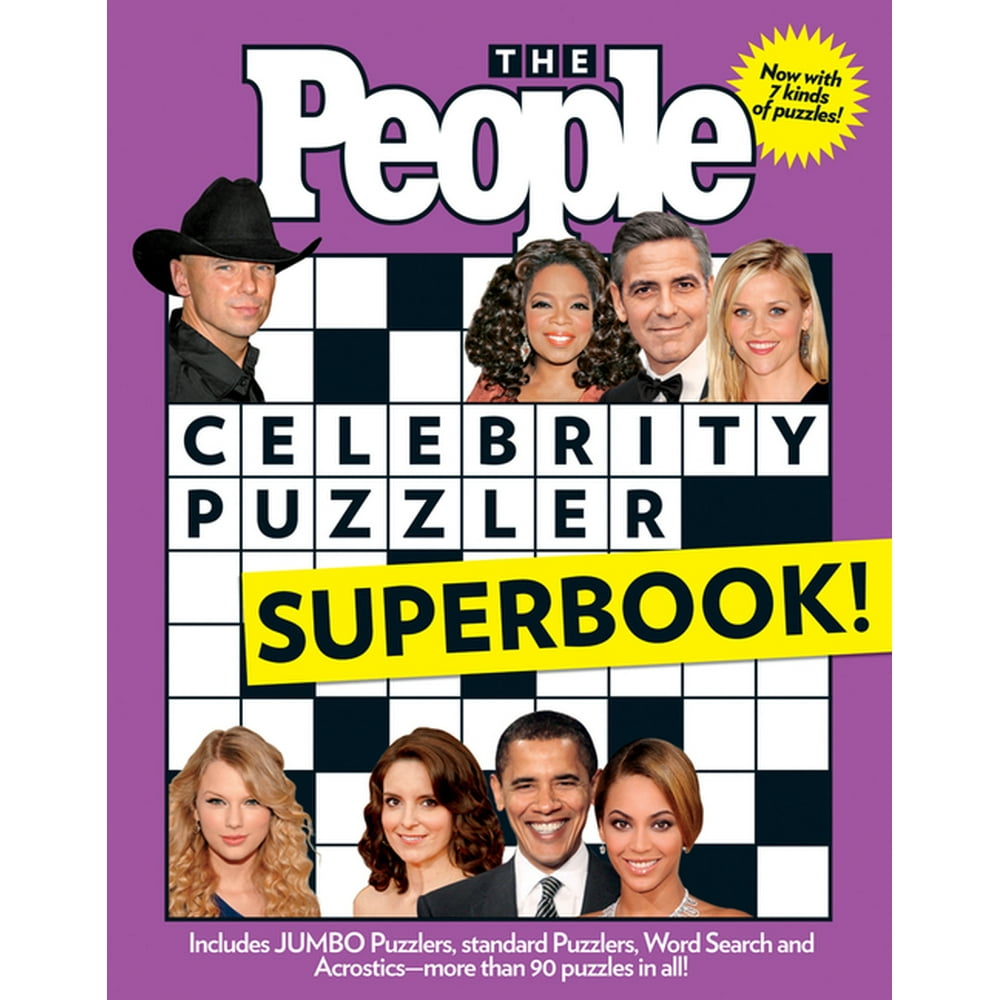 The PEOPLE Celebrity Puzzler Superbook (Paperback) - Walmart.com ...