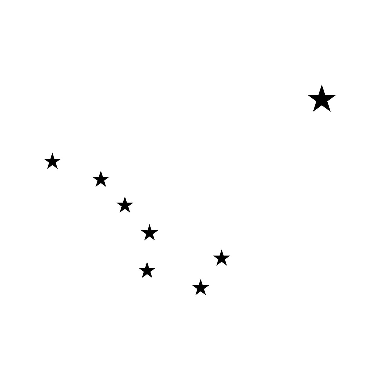 Big Dipper Alaska Sticker Decal Die Cut - Self Adhesive Vinyl ...