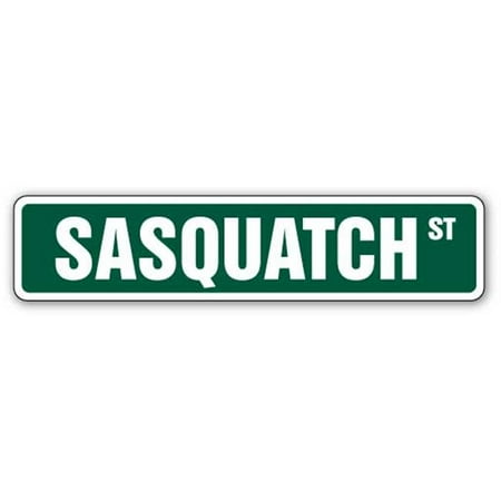 SignMission SS-Sasquatch 4 x 18 in. Sasquatch Street Sign | Walmart Canada