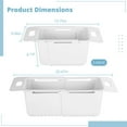2-Pack Adjustable Chest Freezer Organizers, Expandable Vegetable ...